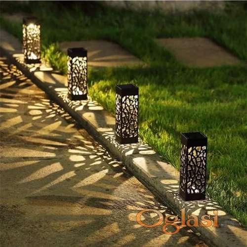 Solarne lampe za dvoriste i bastu Dekorativne 8 komada