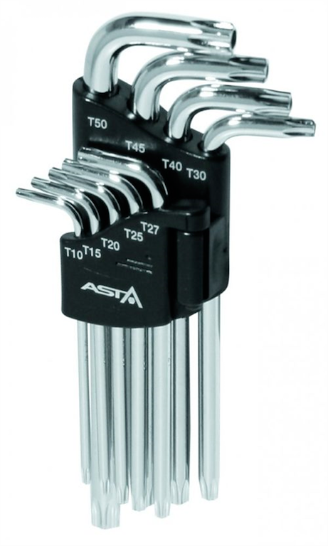 Ključevi Torx dugi sa rupom T10-T50 9/1 ASTA