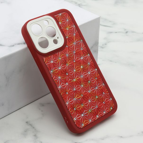Futrola Crystal Spark za Iphone 13 Pro, crvena