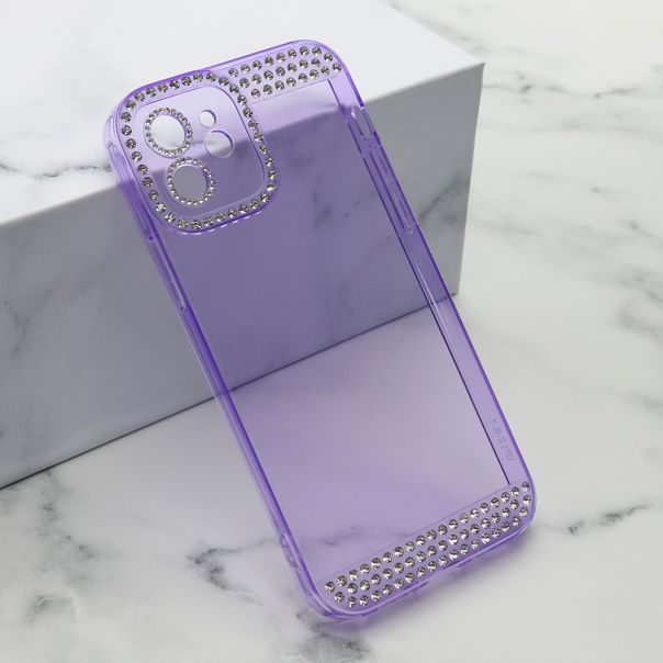 Futrola Diamond Side za iPhone 12, ljubičasta