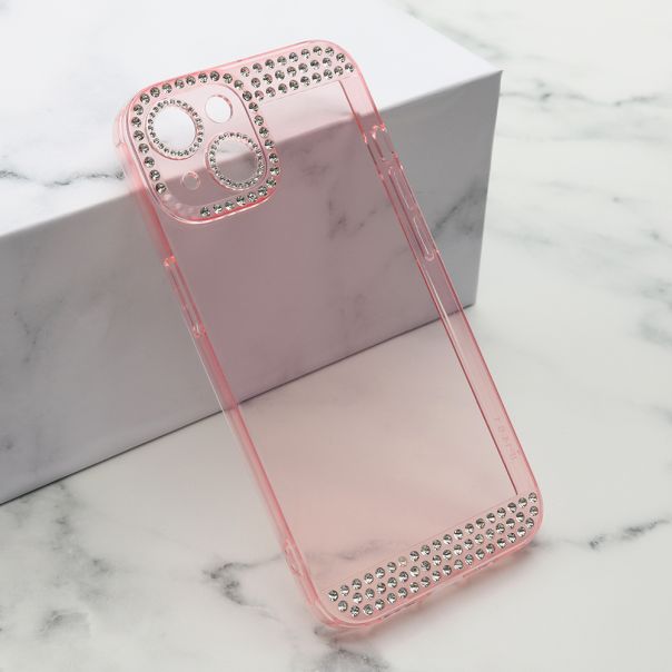 Futrola Diamond Side za iPhone 14, roze