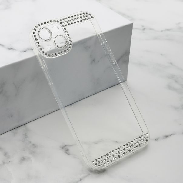 Futrola Diamond Side za iPhone 14 Plus, providna