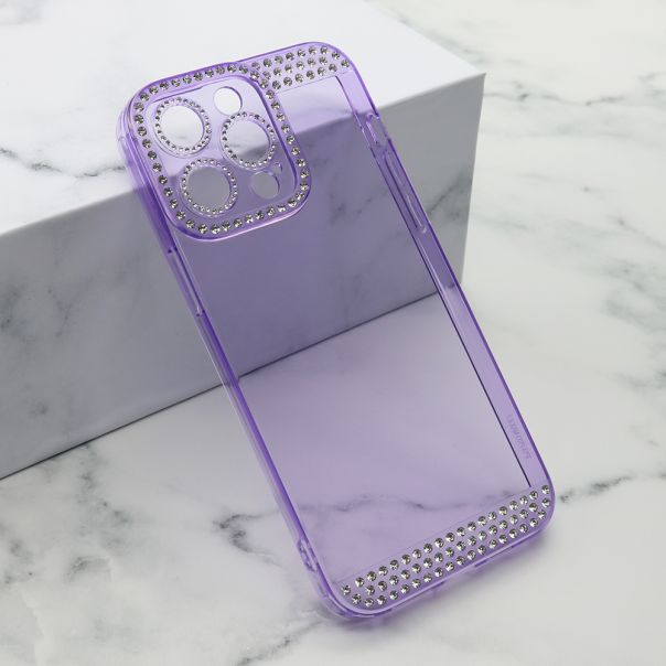 Futrola Diamond Side za iPhone 14 Pro Max, ljubičasta