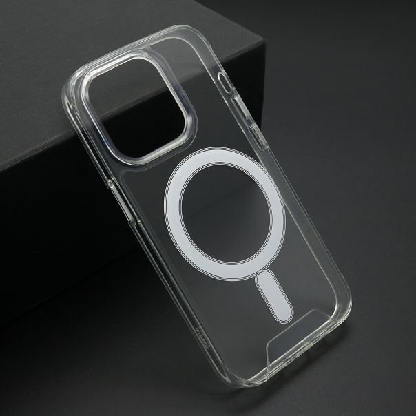 Futrola Silikonska Magnetic za iPhone 14 Pro, providna