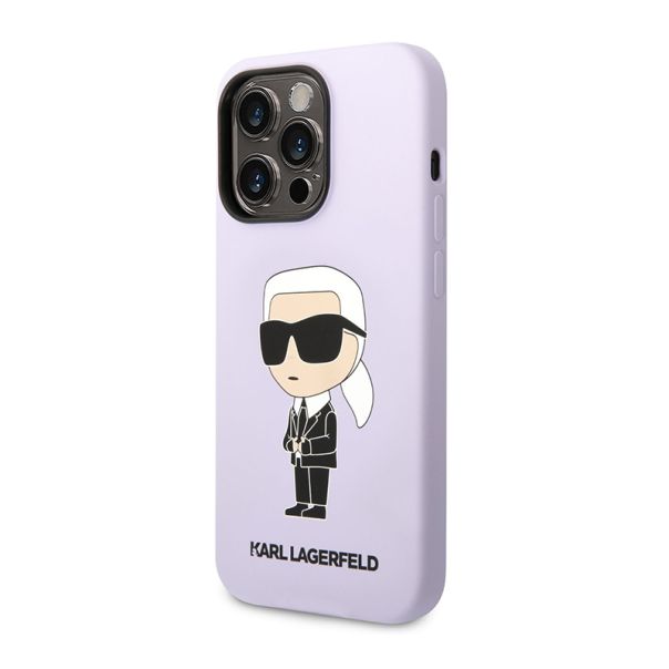 Futrola Silikonska Karl Lagerfeld za Iphone 14 Pro Max, ljubičasta