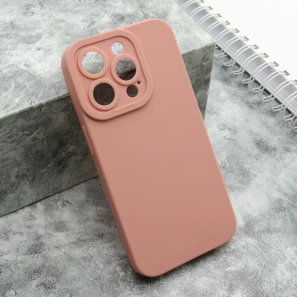 Futrola Silikonska Pro za iPhone 15 Pro, roze