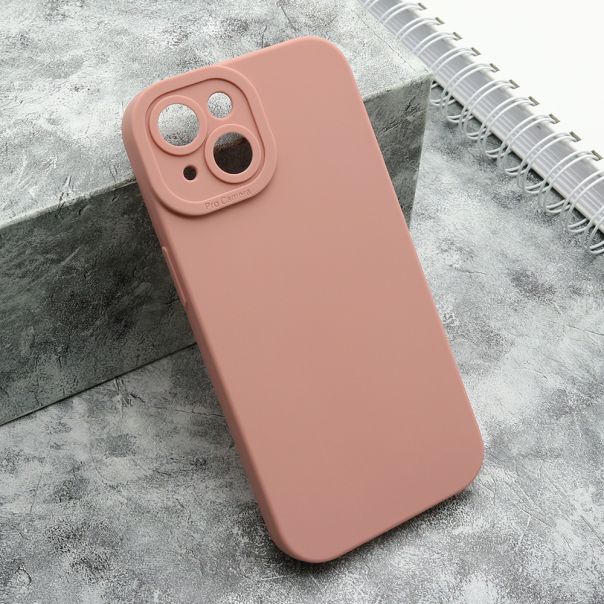 Futrola Silikonska Pro za iPhone 15, roze