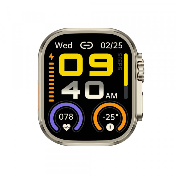 Smart watch KW11 ULTRA2 zlatni (silikonska narukvica)
