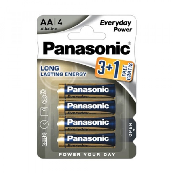 Panasonic bat. alkalne AA LR6EPS/4 kom