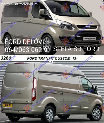 Ford Transit Custom polovni delovi