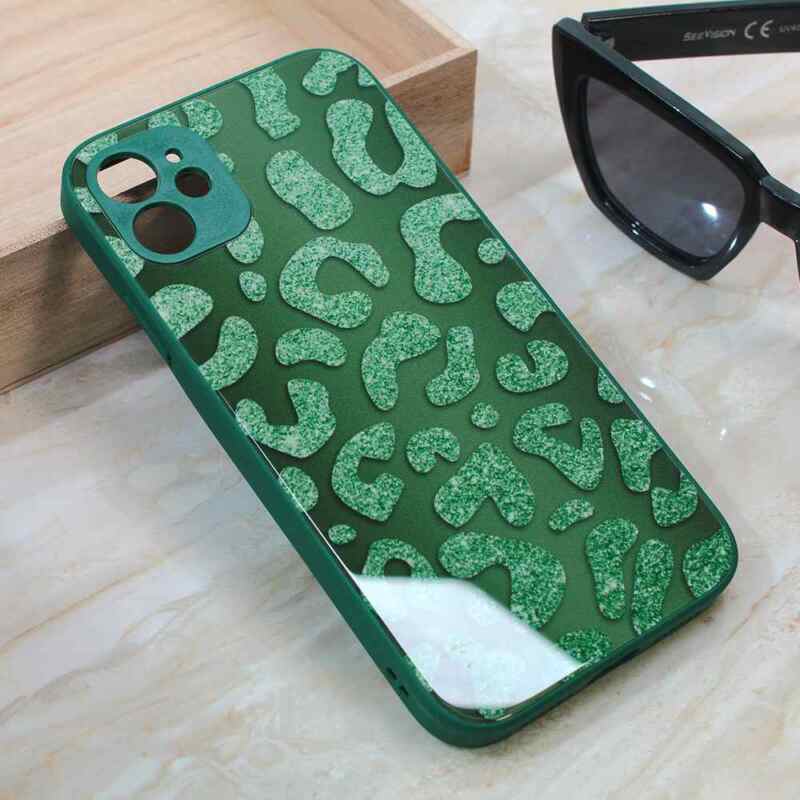 Maska Shiny glass za iPhone 11 zelena