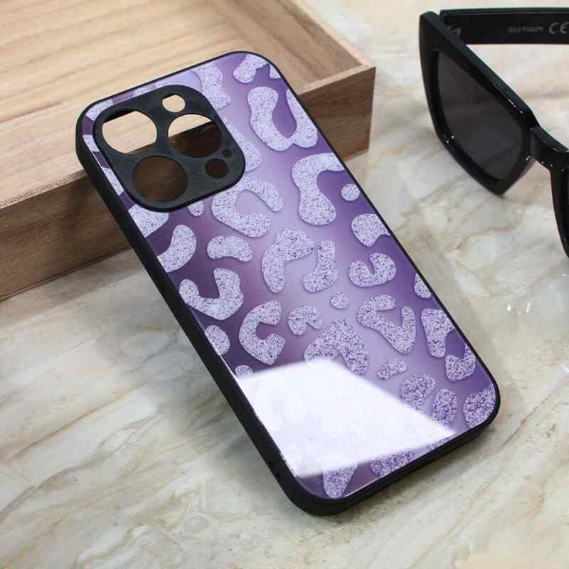 Maska Shiny glass za iPhone 15 Pro 6.1 ljubicasta