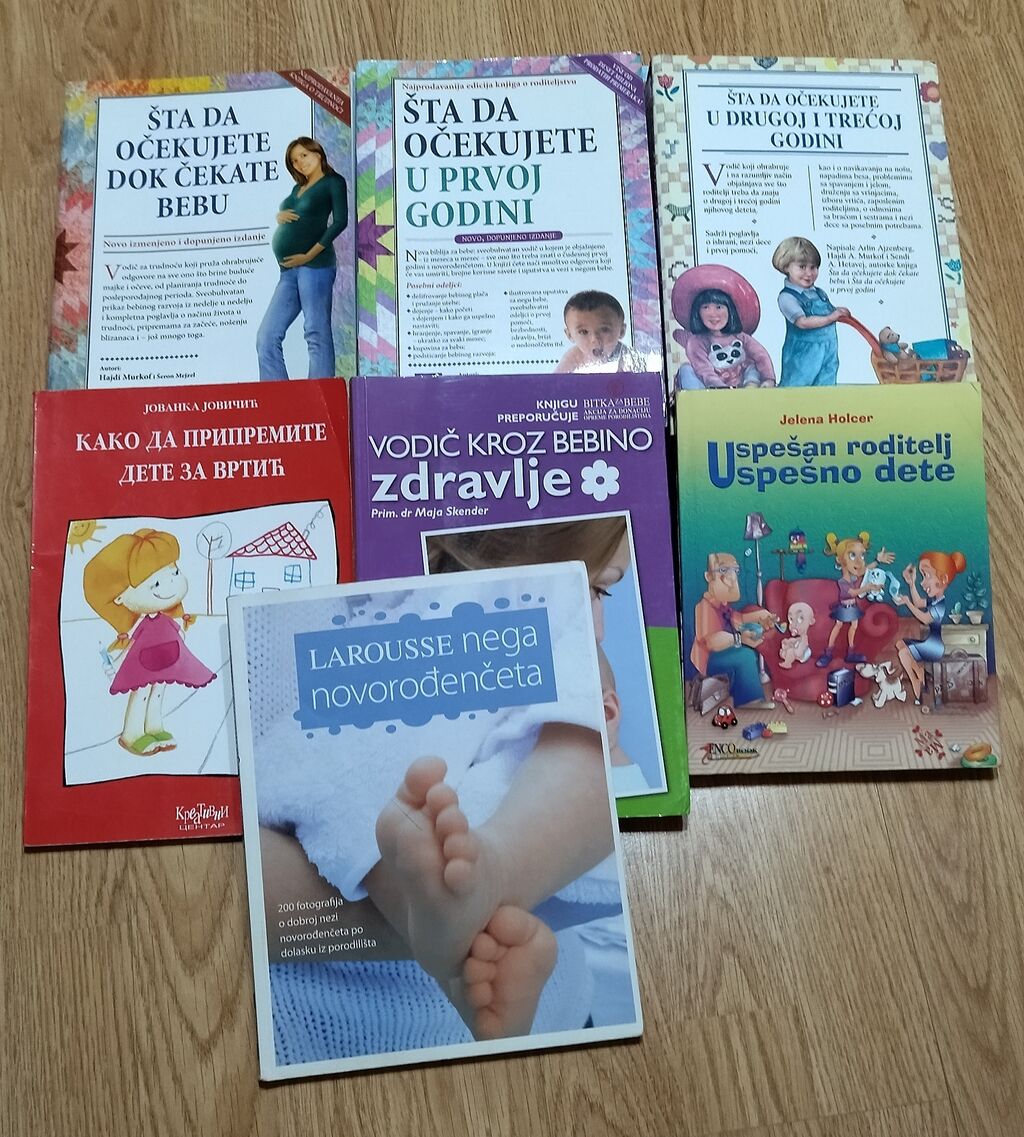 Knjige za roditelje Očuvane knjige za mlade roditelje. 3 knjige iz
