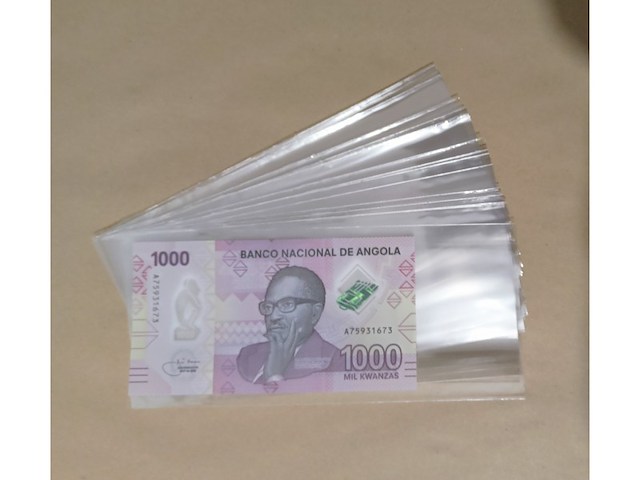 Zaštitne folije za novčanice 8 x 18 cm - 30 komada