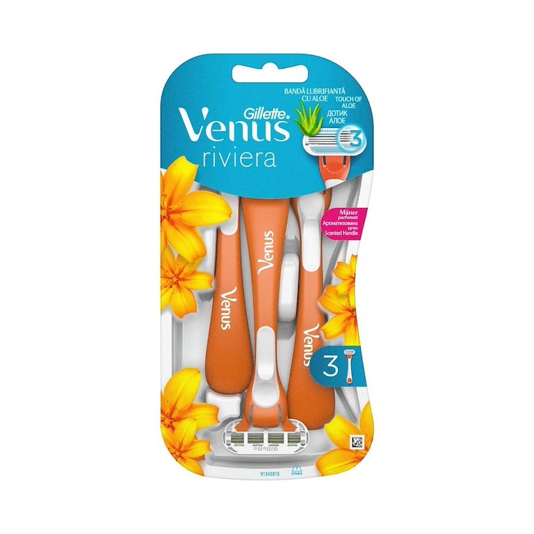 Gillette® Venus Brijač Riviera 3 Brijača za Jednokratnu Upotrebu