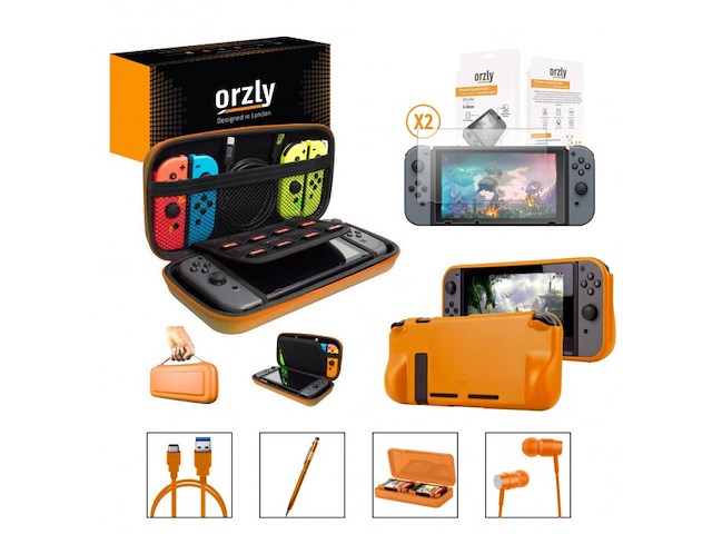 Orzly Essential Pack for Nintendo Switch