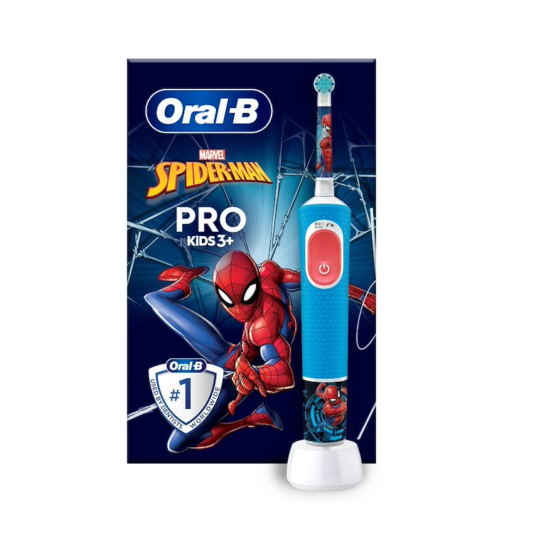 Oral-B® Električna Četkica za Decu Spiderman Vitality PRO KIDS 3+