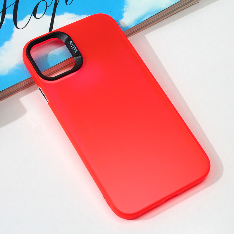 Maskica Clear za iPhone 11 6.1 crvena
