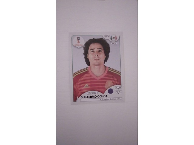 Panini FIFA 2018 Russia international sličica broj 454