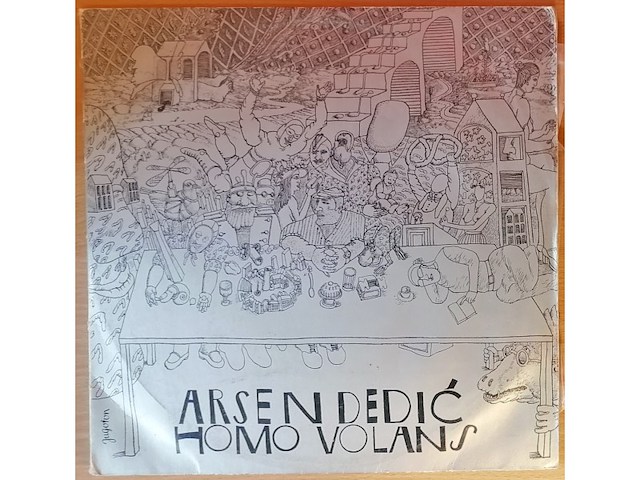2LP ARSEN DEDIĆ - Homo Volans (1974) 6. press, VG+/VG