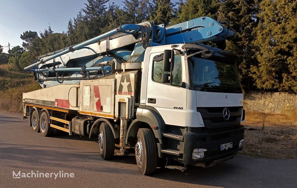 Betonstar na šasiji Mercedes-Benz 4140 pumpa za beton