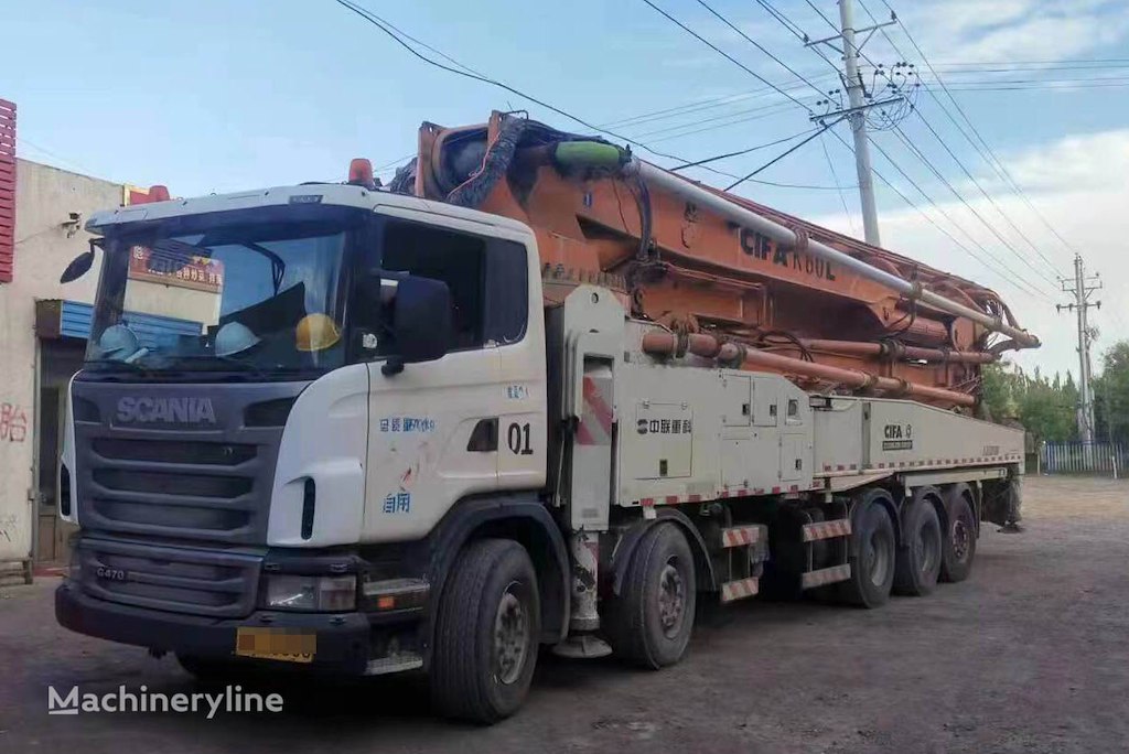 Cifa K58L na šasiji Scania G470CB pumpa za beton