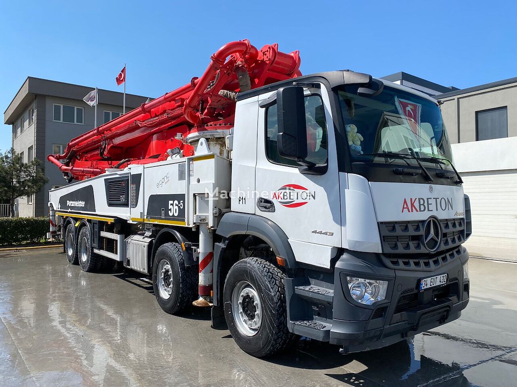 Putzmeister na šasiji Mercedes-Benz AROCS 4443 pumpa za beton