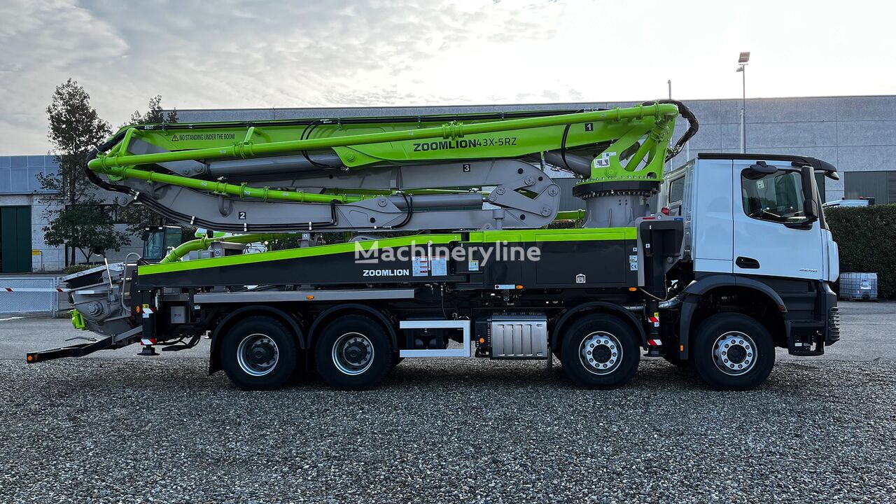 Nova Zoomlion ZL43 na šasiji Mercedes-Benz Arocs pumpa za beton