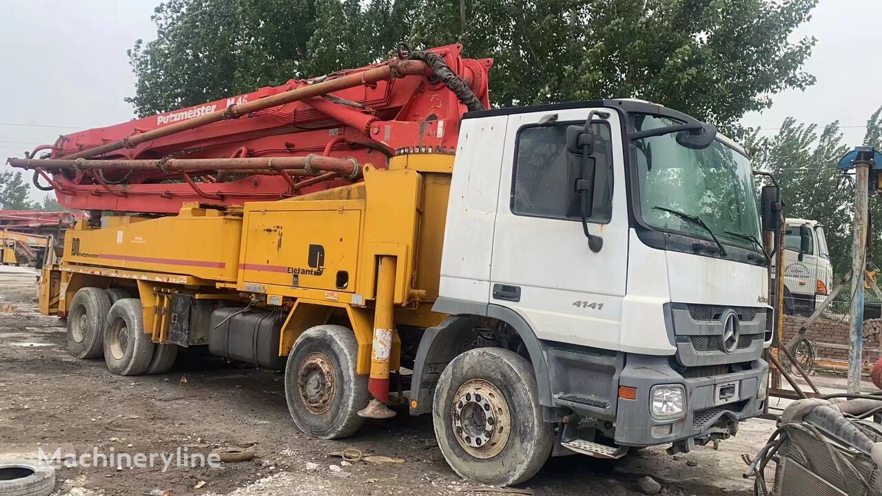 Putzmeister M42 na šasiji Mercedes-Benz Actros 4141 pumpa za beton