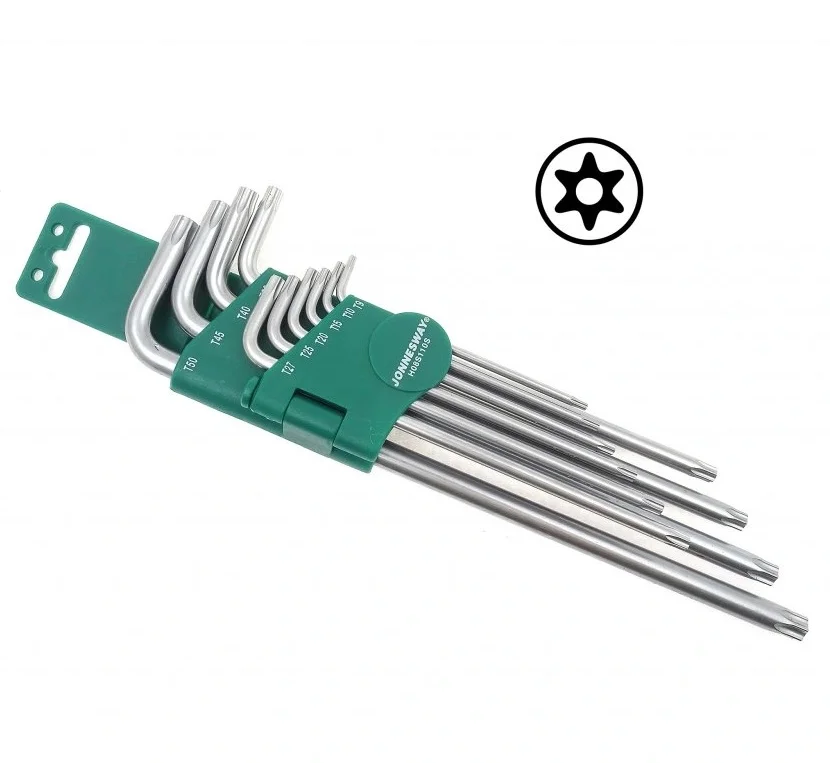 Torx ključevi sa rupom 10 kom H08S110S