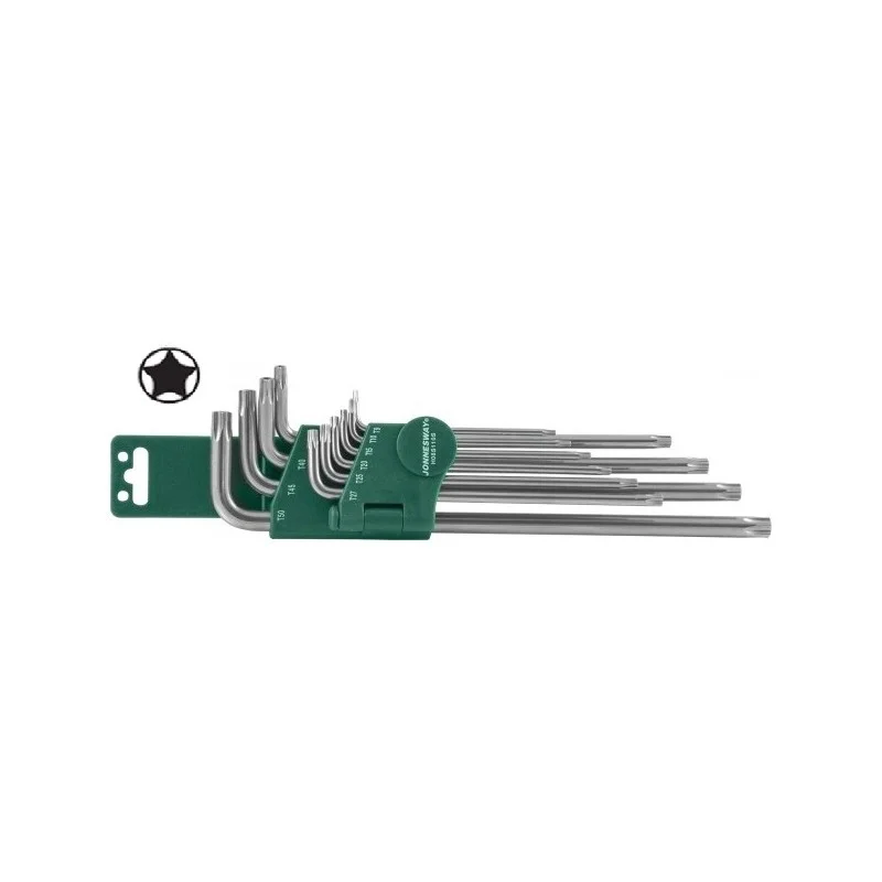 Torx 5-ugaoni dugi ključevi 9kom H16109S