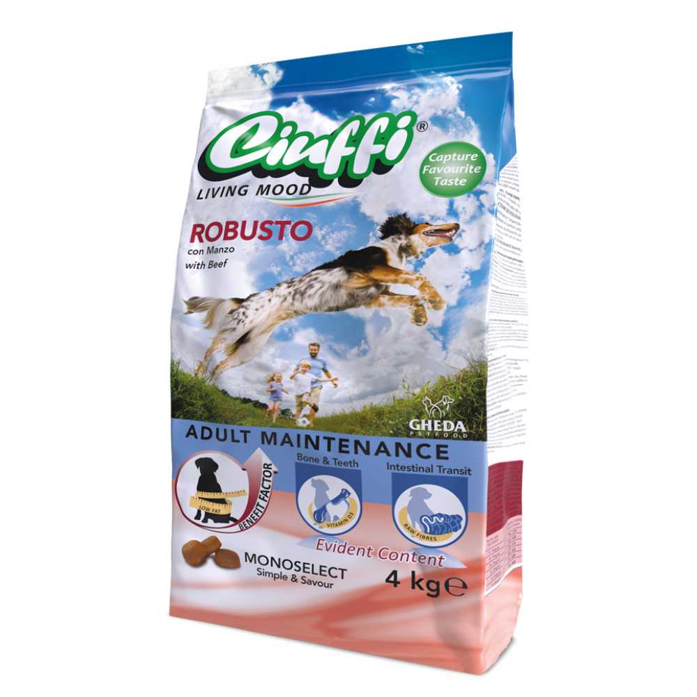 Cinffi hrana za pse Dog Adult Robusto - Govedina 10kg