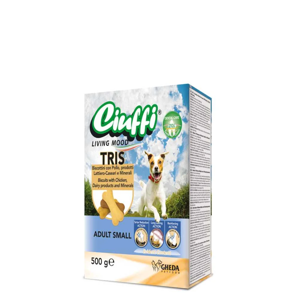 Cinffi Tris poslastice za pse 6x500g