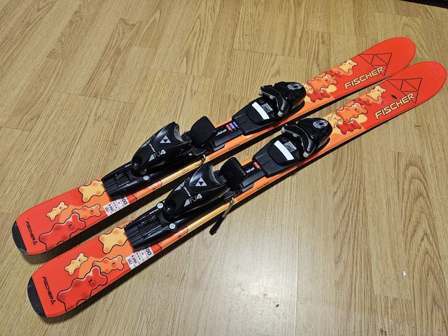 Juniorske decije Carving skije Fischer Gummi Bear 100cm