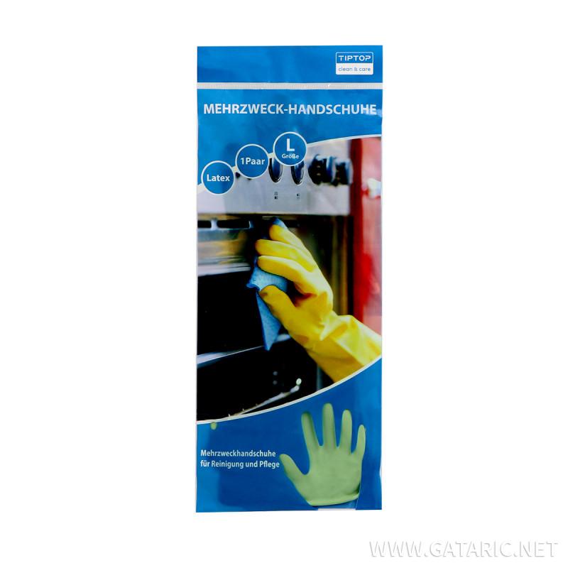 Rukavice Latex 1/1 L, Zelena