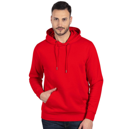 ABSOLUT HOODY, DUKSERICA SA KAPULJAČOM OD ORGANSKOG PAMUKA, 280 G/M2, CRVENA