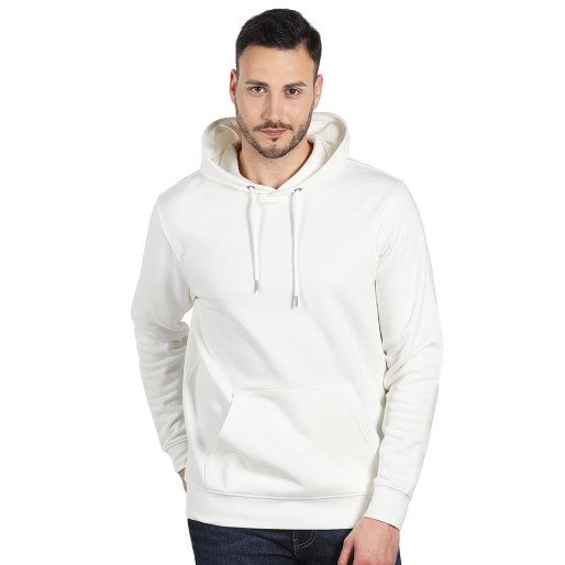 ABSOLUT HOODY, DUKSERICA SA KAPULJAČOM OD ORGANSKOG PAMUKA, 280 G/M2, KREM-BELA