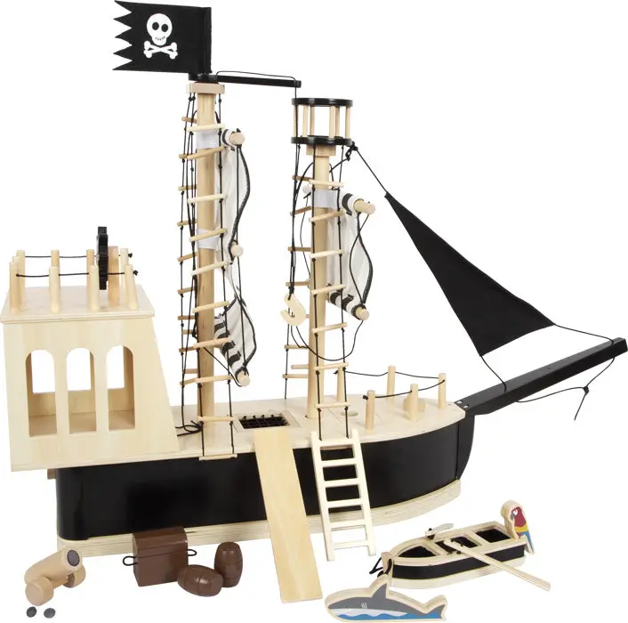 LEGLER Drveni piratski brod