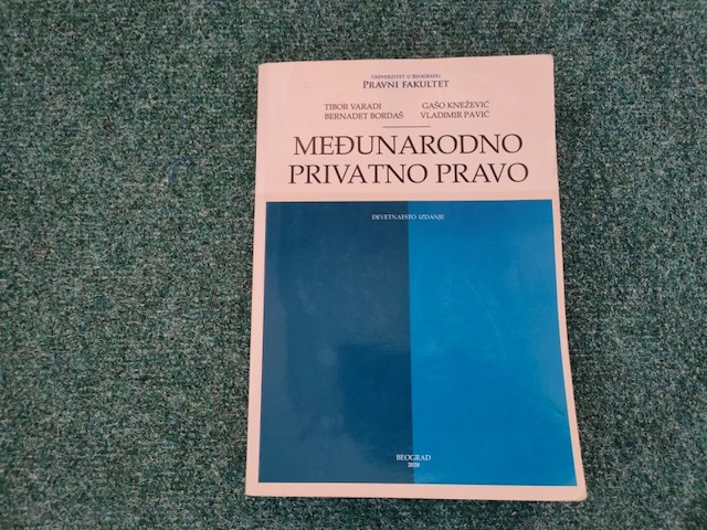 Međunarodno privatno pravo -  Varadi