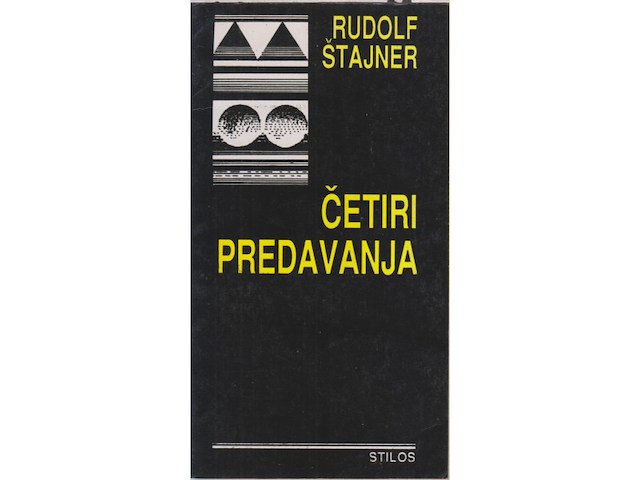 RUDOLF ŠTAJNER / ČETIRI PREDAVANJA - odličnO