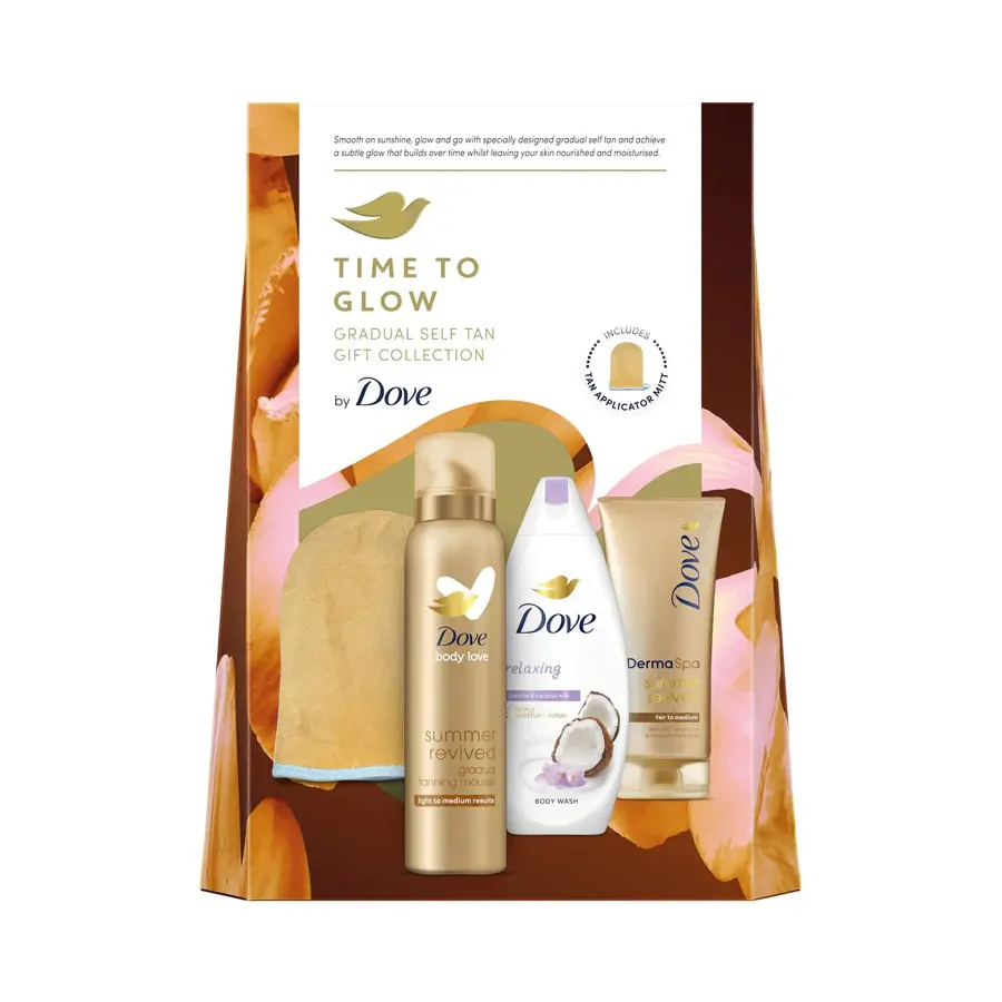 Dove Time To Glow Poklon set, 4 proizvoda