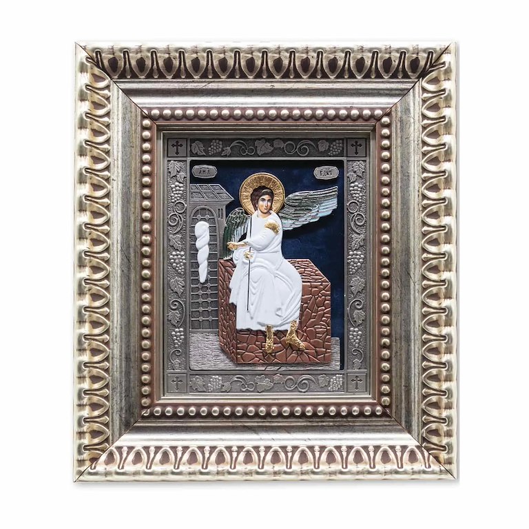 Ikona u ramu Sveti Arhangel Gavrilo, 220x255x32mm