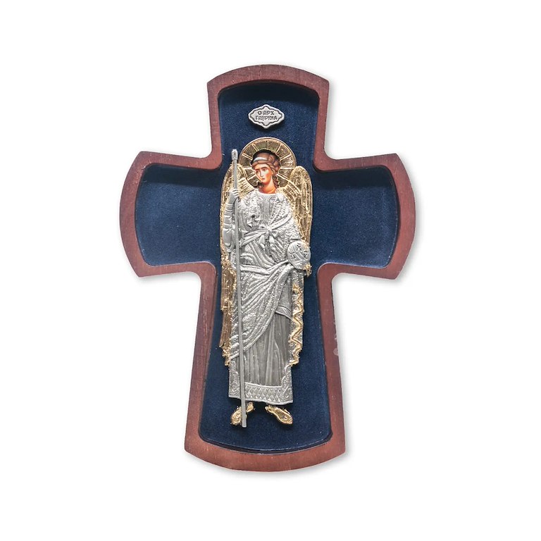 Ikona krst Sveti Arhangel Gavrilo, 93x150x22mm