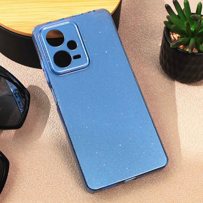Maska Sparkle Dust za Xiaomi Redmi Note 12 Pro Plus (EU) plava