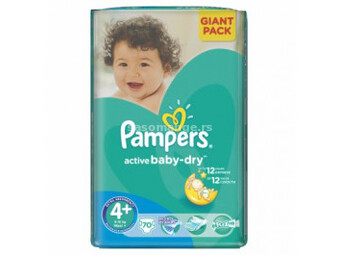 PAMPERS AB GP 4+ MAXI + 70/1 PA *M