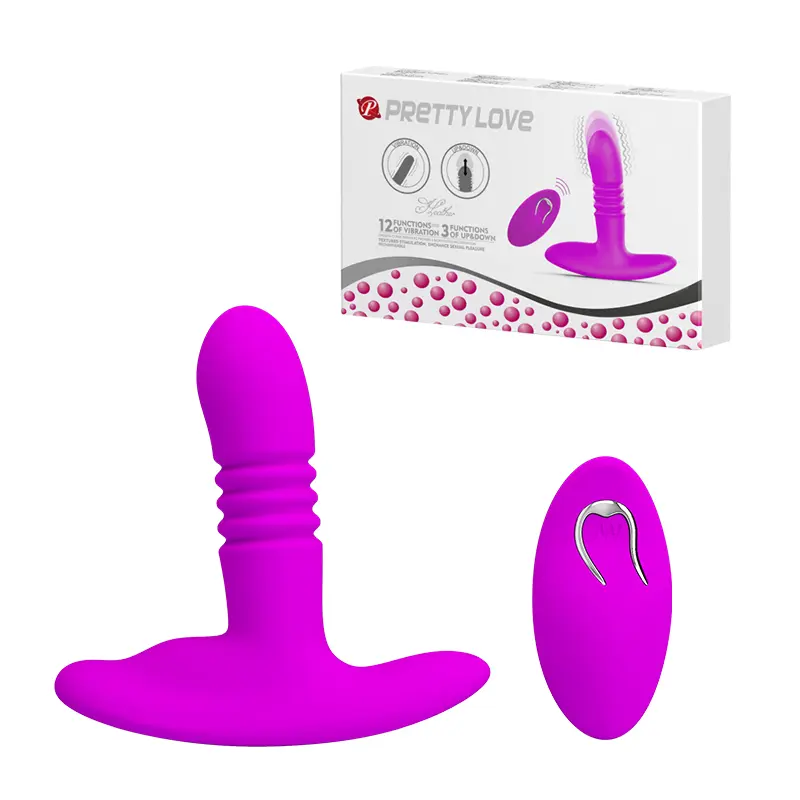 PRETTY LOVE Analni i vaginalni vibrator, 12 funkcija, Ljubičasti