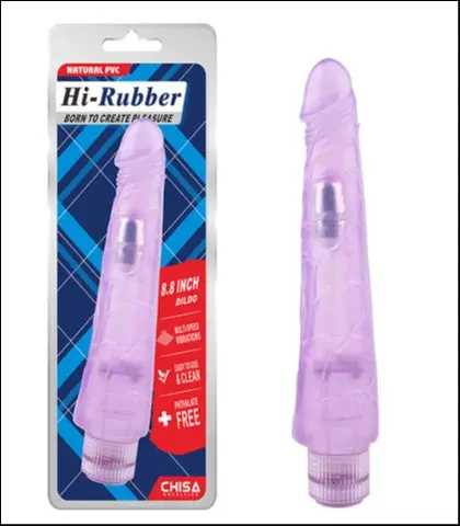 Vibrator, 22cm, Ljubičasti