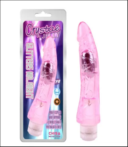 Glitters Mr. Right Vibrator, 22cm, Roze