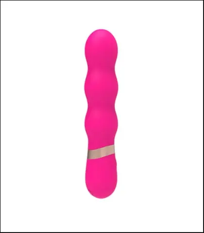 Ripple Vibe Vibrator, Silikonski, 12cm, Roze