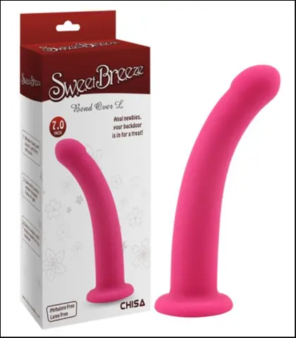 Dildo bez testisa, Silikonski, 17.8cm, Roze